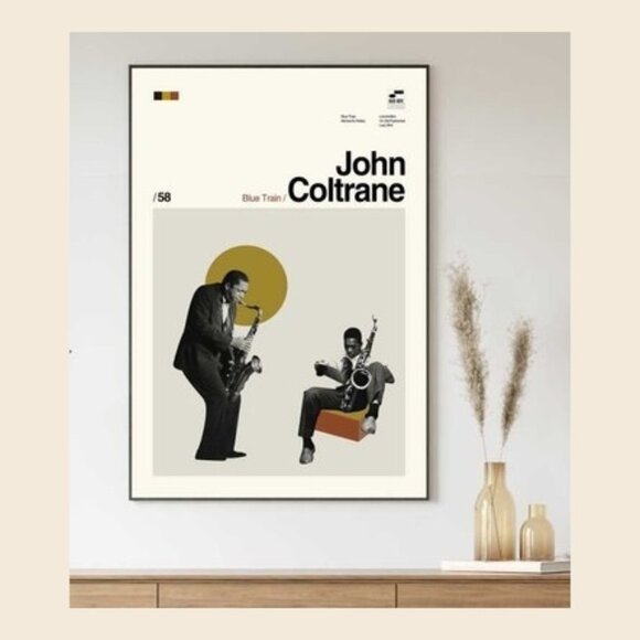 Dominique B | Art | John Coltrane Poster John Coltrane Print 66 | Poshmark